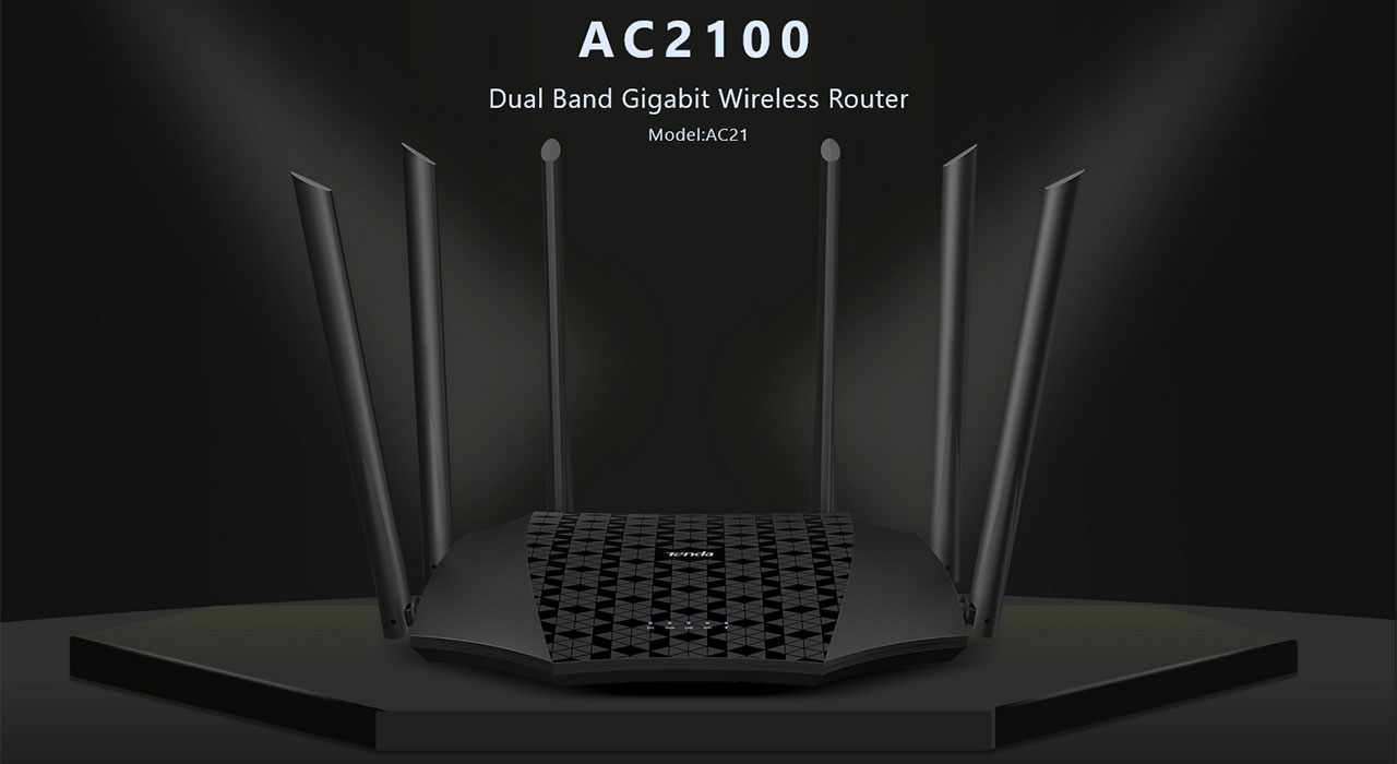 روتر بی سیم تندا Tenda Wireless Dual Band Router AC21 | سنتی